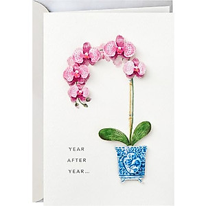 Hallmark Signature Birthday Card for Her (Orchid)