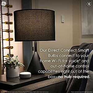 GE CYNC Smart Home Starter Kit, Smart Bulb and Dimmer Switch, Bluetooth and Wi-Fi Enabled, Alexa and Google Assistant Compatible