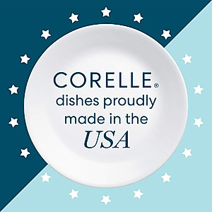Corelle Livingware Winter Frost White 30-Piece Dinnerware Set, Service for 6