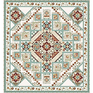 Wilmington Prints Seasons Study Grid Tonal, Fabric by The Yard (Cream)
