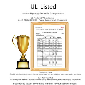 Chanzon UL Listed 15A Mini Blade Fuse ATM/APM 10Pcs 15 Amp 32V Auto Fuses Fast Blow for Automotive Car RV Truck SUV