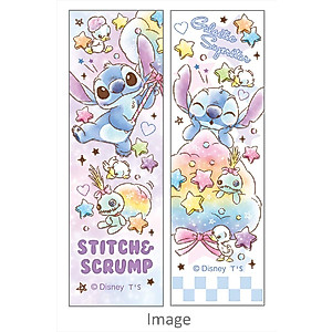Tees Factory DN-5535442ST Bamboo Chopsticks, 2-Piece Set, Disney, Colorful, Dream Stitch, 0.3 x 3.0 x 9.4 inches (0.7 x 7.5 x 24 cm)