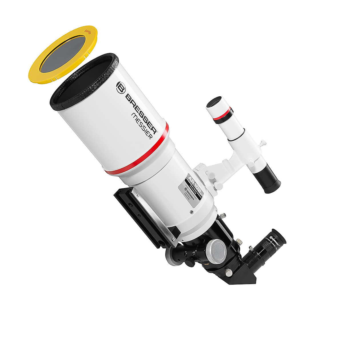 Bresser Refractor Messier AR-102xs/460 Telescope with Hexafoc Focuser - White