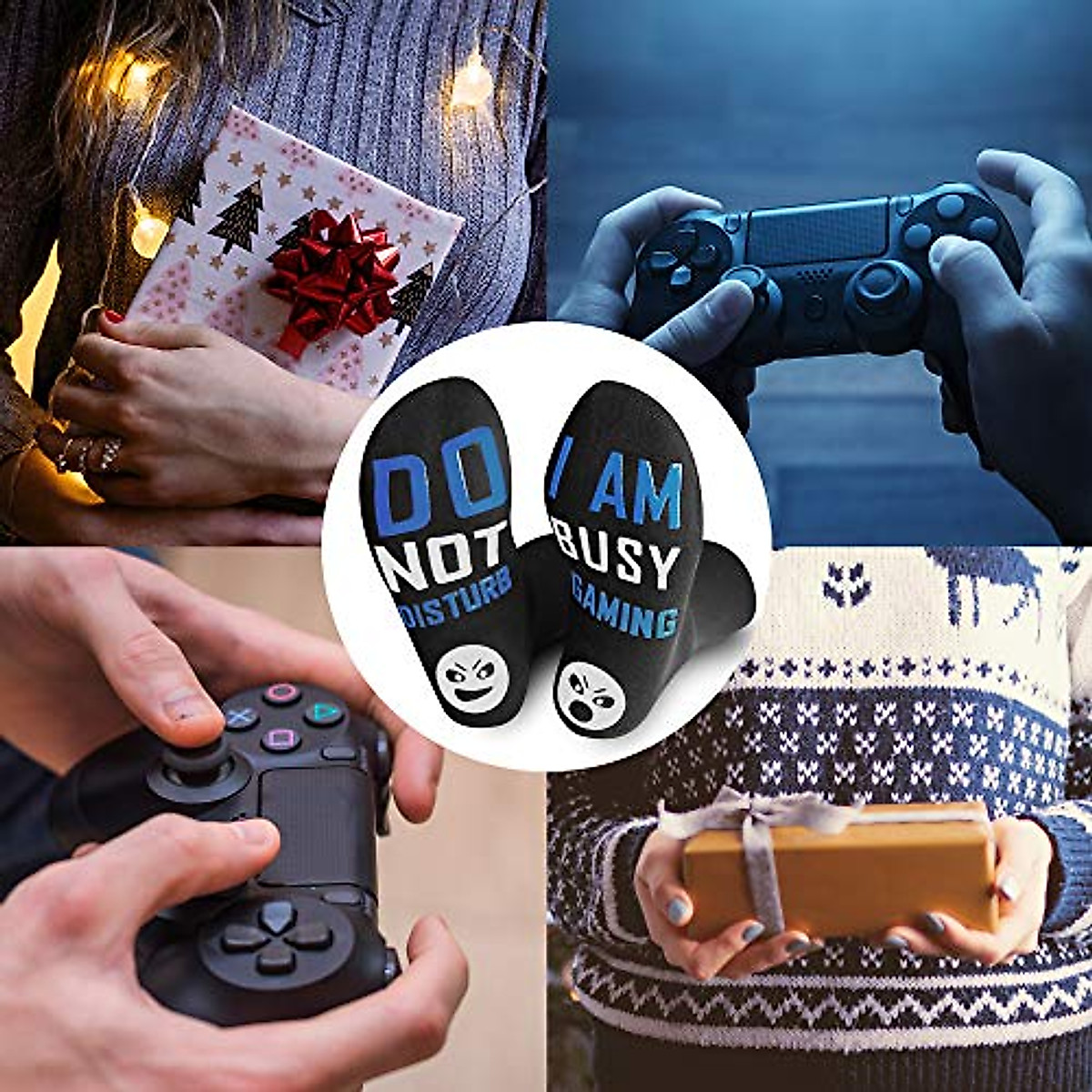 Gaming Socks I Am Busy Gaming Do Not Disturb gamer gifts ideas for boys,men,gamer,teen,brother,husband,dad,boyfriend