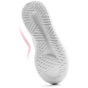 CAMVAVSR Men's Sport Shoes Non Slip Lightweight Breathable Mesh Soft Sole Run Walk Tennis Athletics Sneakers for Men White Size 13