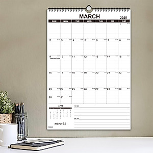 MONYES 2023-2024 Wall Calendar, 17" x 12" Academic Desk Calendar, 2 Year Wirebound Calendar