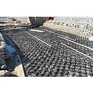 Geocell BaseCoreHD™ 3" Ground Grid Heavy Duty Stabilizer Kit | Gravel Grid for Sheds, Driveway, Slopes and Parking | 108 sq feet