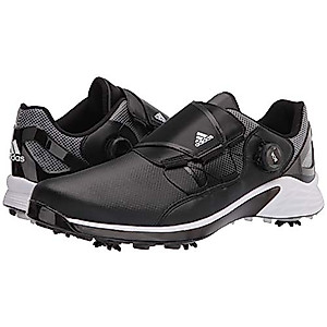 adidas mens Zg21 Boa Golf Shoe, Black/White/Lghsolgre, 7 US