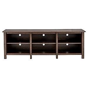 ROCKPOINT 70inch TV Stand Storage Media Console Entertainment Center,Espresso