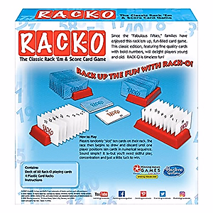 Winning Moves RACK-O, Retro package Card Game