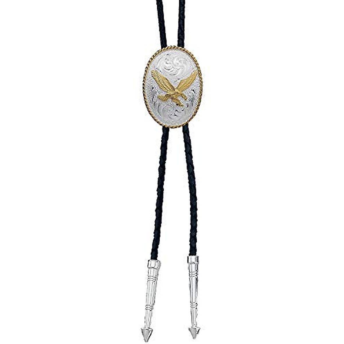 Montana Silversmiths Western Lifestyle Bolo Tie (Soaring Eagle - Two-Tone)