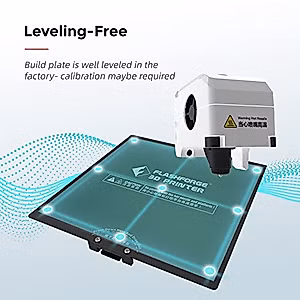 FLASHFORGE Adventurer 3 3D Printer Leveling-Free with Quick Removable Nozzle and Heating Bed, Built-in HD Camera, Wi-Fi Cloud Printing