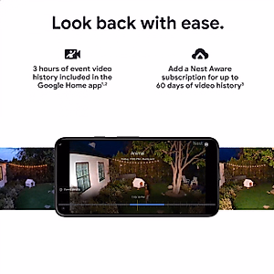 Google Nest Cam with Floodlight - Outdoor Camera - Floodlight Security Camera