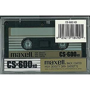 Maxell 184920 CS-600HD High Density Data Cassette