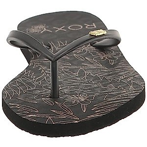 Roxy Women's Viva Stamp II Sandal, Open Yellow, 9