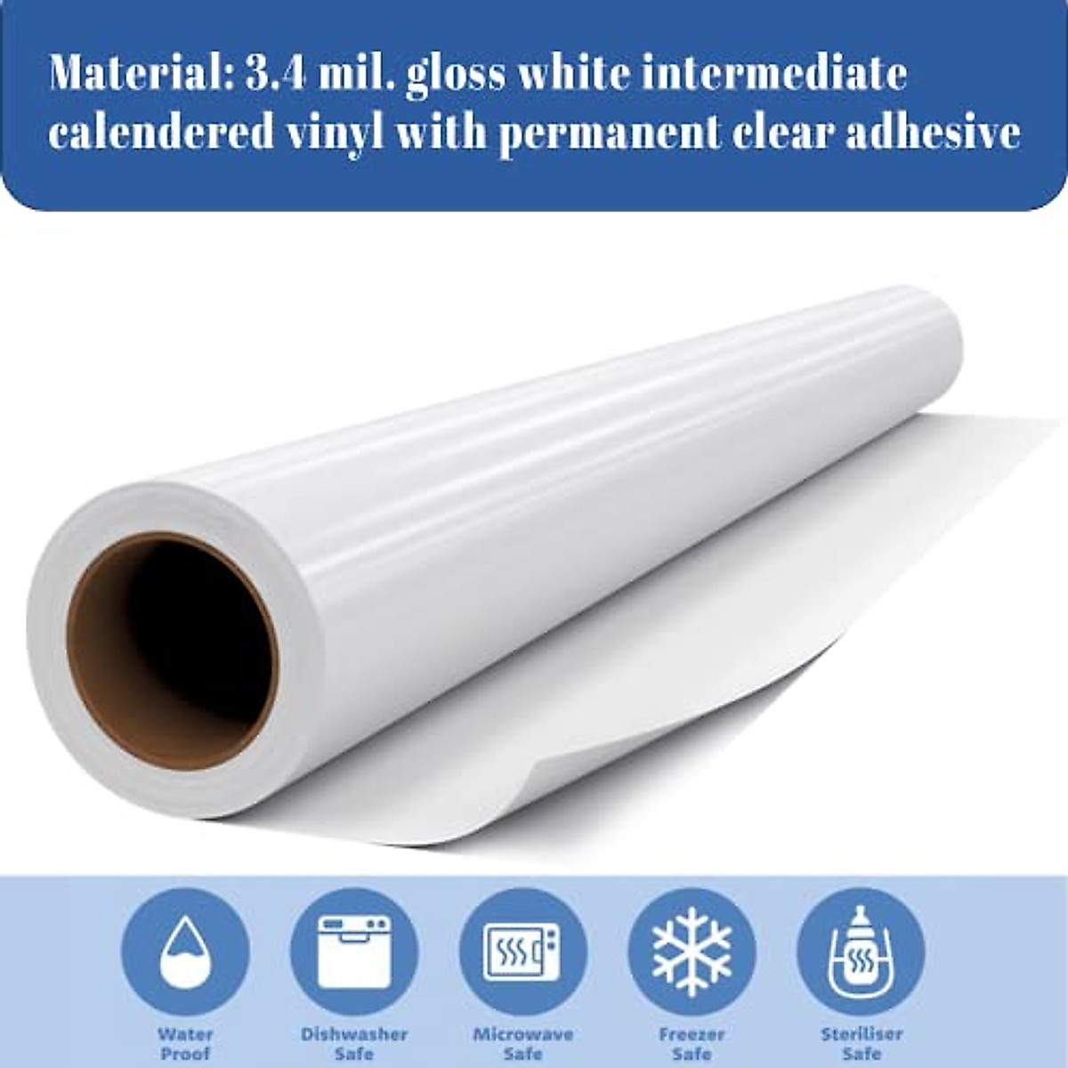 Custom Die-Cut Vinyl Personalized Stickers Waterproof Decals for Businesses Logo & Name. Birthday Baby Pets & Label Product Boxes Wedding Favors, 1.5 2 2.5 3 3.5 4 5 6 Inch