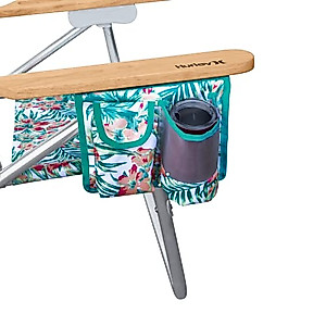 Hurley Mid-Height Wood Arm Beach Chair, One Size, Hawaiian Gardens White