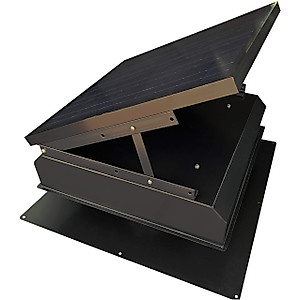 Remington Solar 40 Watt/ 38V Roof Mount Solar Attic Fan with 110V smart adapter