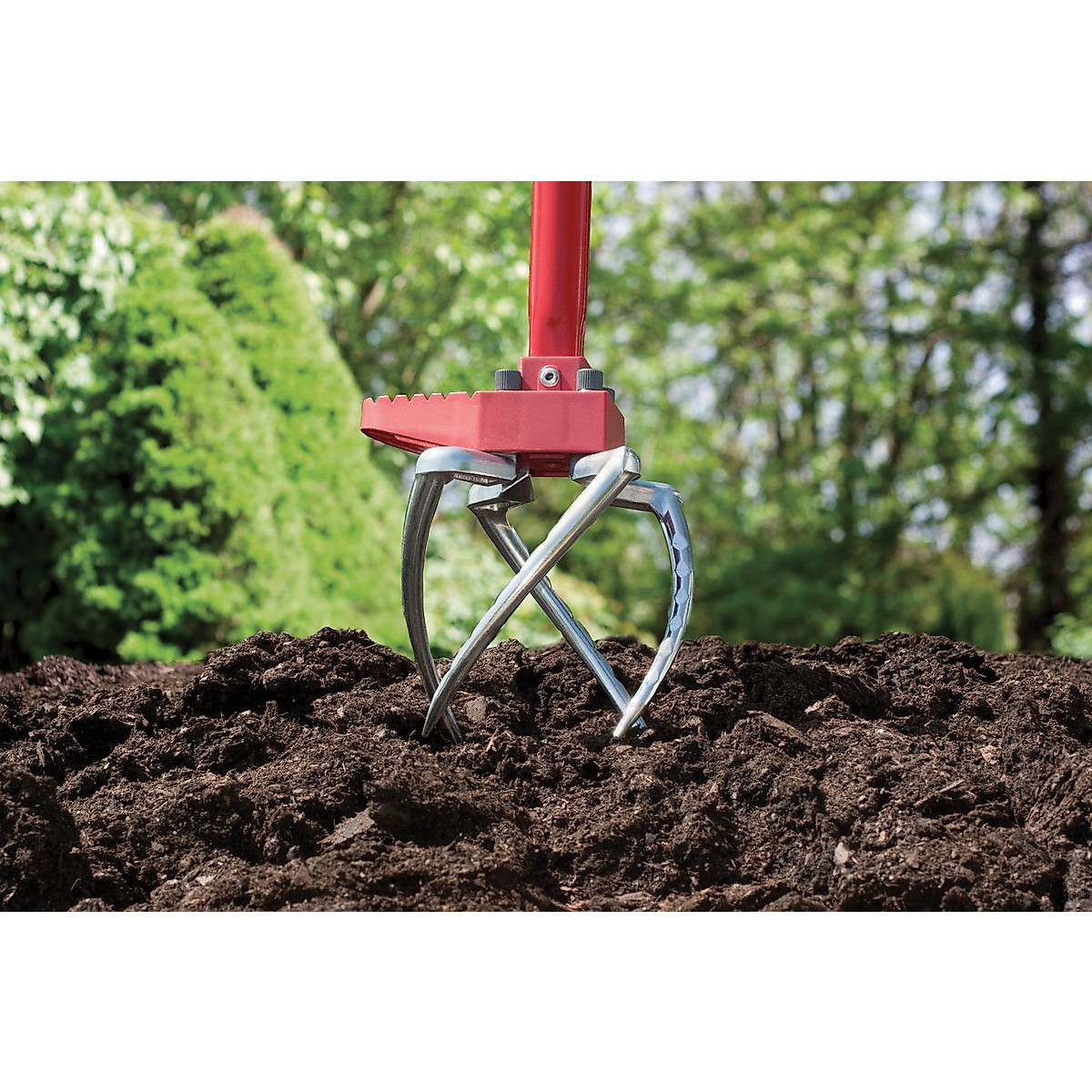 GARDEN WEASEL 91334 Claw Pro - to Cultivate, Loosen, Aerate, Weed, No Bending - Great for Heavy Soil, Weather and Rust Resistant