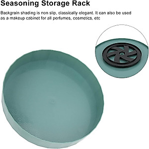 Halure Lazy Susan Cabinet Organizer for Pantry Organization and Storage, Green, 10 Inches – Refrigerator Organizer for Countertop, Fridge, Cupboard, Living Room Medicine Cabinet