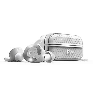 Klipsch T5 II True Wireless Sport Earphones with Dust/Waterproof Case & Earbuds, Best Fitting Ear Tips, Ear Wings, 32 Hours of Battery Life, and Wireless Charging Case