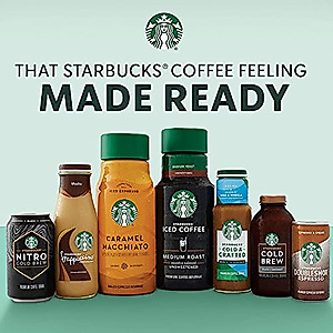 Starbucks - RTD Coffee Nitro Cold Brew, Splash of Sweet Cream, 9.6oz 8pk, Brown