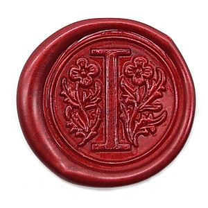 TELOSMA 6PCS Blood Red Sealing Wax Sticks with Wick, Suitable for Envelope, Invitation, Gift Wrapping, Wine Bottle, Tea or Cosmetics Box