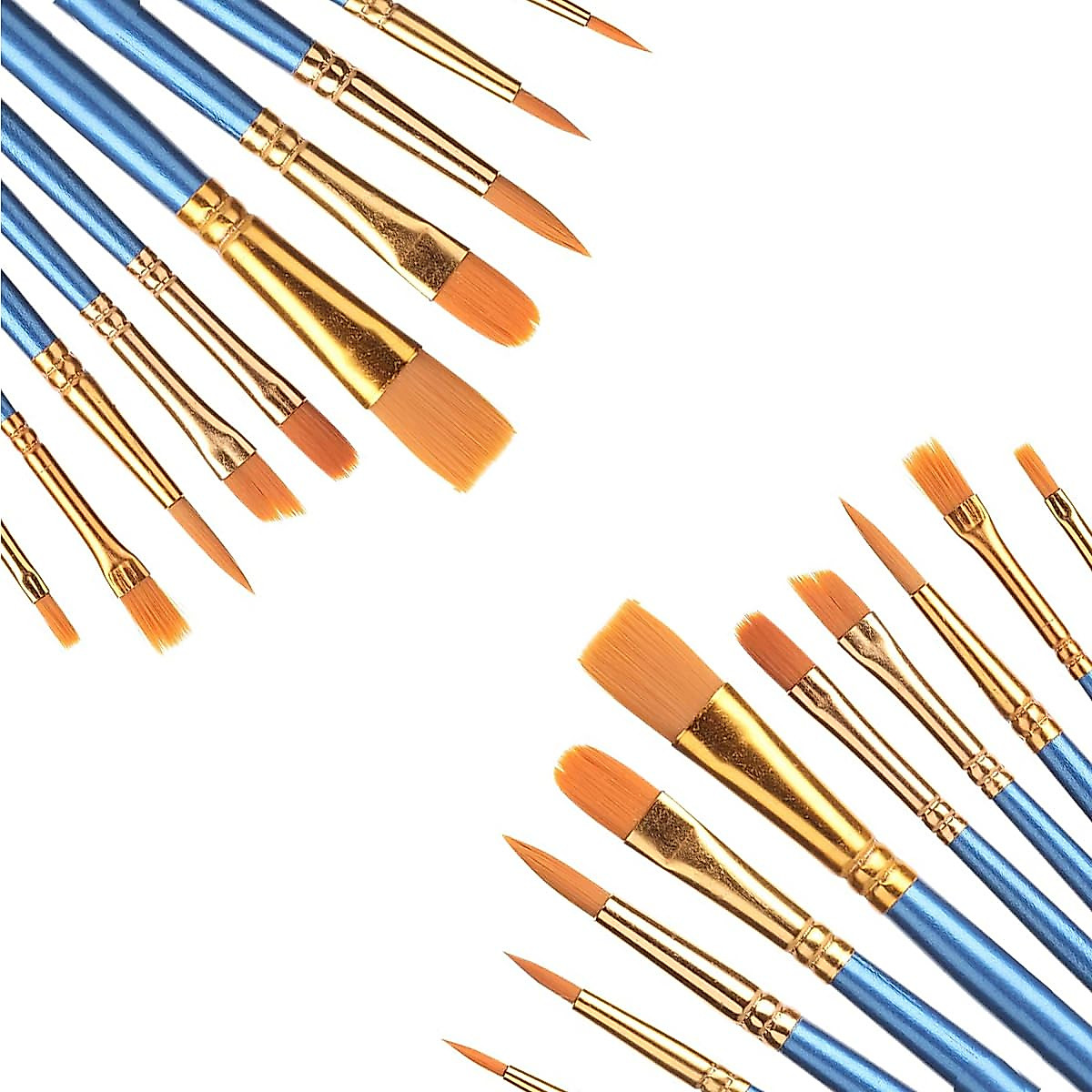 Paint Brushes Set 20pcs, Art Brushes, Paint Brushes, Paint Brush, Paint Brushes for Kids, Watercolor Brushes, Acrylic Paint Brushes, Paint Brushes for Acrylic Painting, Drawing and Art Supplies