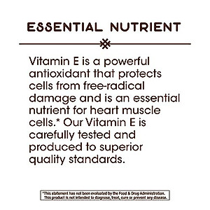 Nature's Way Vitamin E 268 mg per serving 100 Softgels