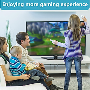 OSTENT Motion Based Wired Nunchuck Controller for Nintendo Wii Console Video Game Color Blue