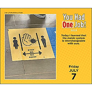 You Had One Job 2023 Day-to-Day Calendar
