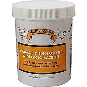 Rooster Booster Vitamins and Electrolytes with Lactobacillus, Natural, 8 oz.