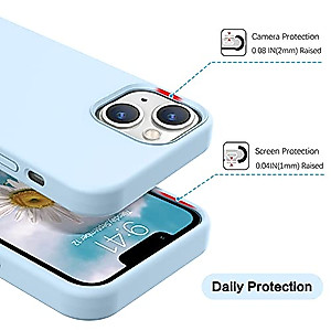 BENTOBEN iPhone 13 Mini Case, iPhone 13 Mini Phone Case, Slim Fit Liquid Silicone Soft Gel Rubber Anti-Scratch Shockproof Phone Cover with Microfiber Lining for iPhone 13 Mini 5.4" 2021, Lilac