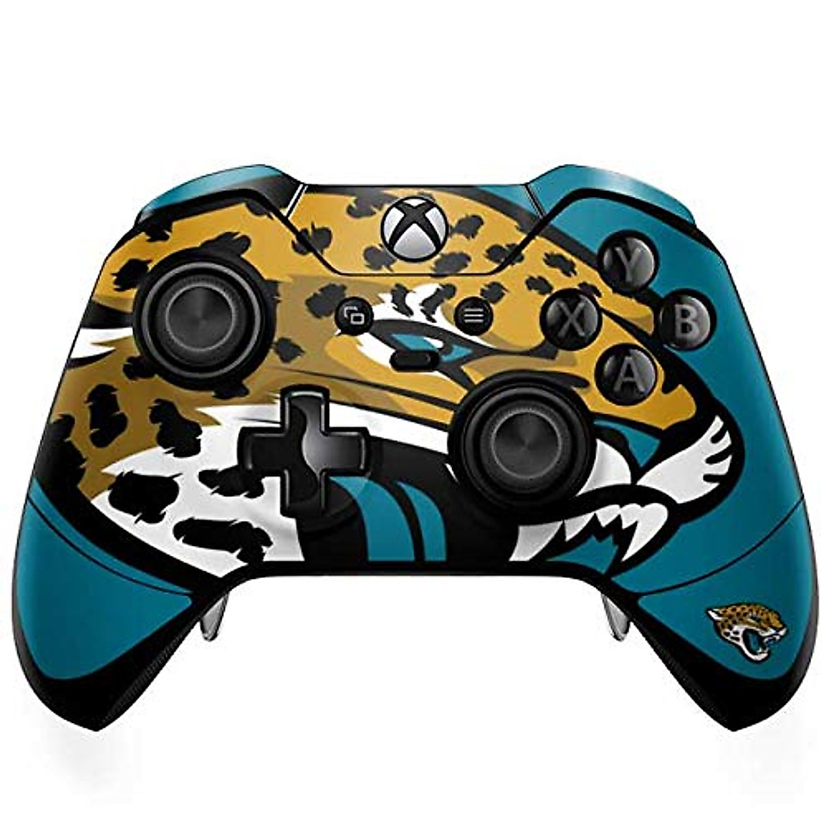 Skinit Decal Gaming Skin compatible with Xbox One Elite Controller - Officially Licensed NFL Jacksonville Jaguars Large Logo Design