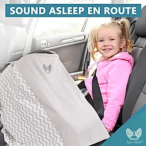 Fair-e-Trade Nursing Cover for Breastfeeding - 360 Degree Privacy Poncho, View Baby Hands-Free, Soft & 100% Breathable Cotton, Attached Carry Bag, 8-in-1 Uses, Covers Car Seat & Shopping Cart