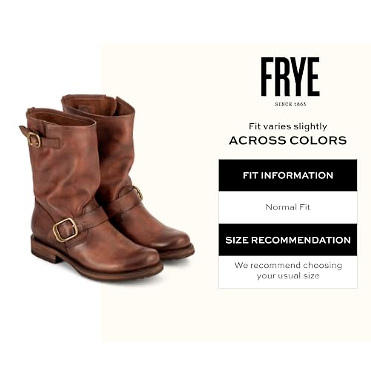 Frye Veronica Short Boots for Women Made from Full-Grain Leather with Antique Metal Hardware, Goodyear Welt Construction, and Rubber Lug Soles – 6 ¾” Shaft Height, Stone - 9 M