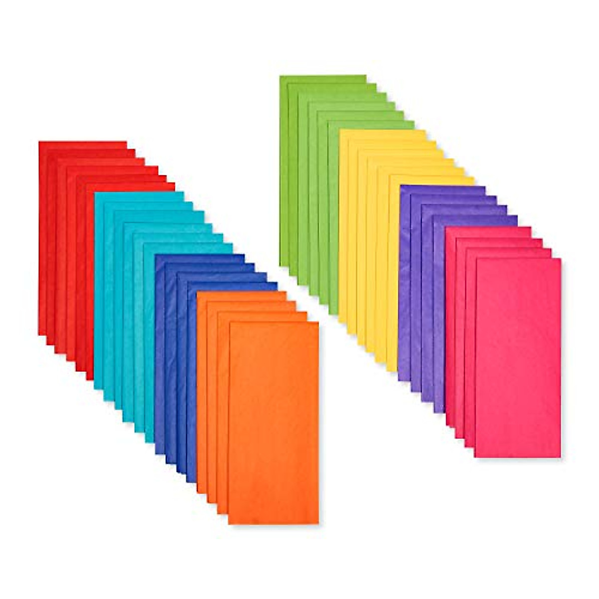 American Greetings Bold Colored Tissue Paper for Birthdays, Easter, Mother's Day, Father's Day, Graduation, and All Occasions (40-Sheets)