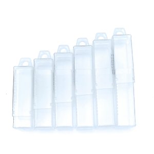 FTG USA 6 Piece Drill Bit Cases Designed as Storage Container for Adjustable Countersink Drill Bits, Small Containers, Plastic Boxes Used as Storage Case for Replacement Drill Bits