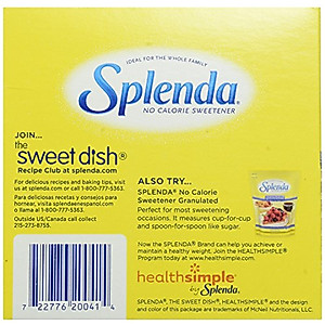 Splenda No Calorie Sweetener, 400 Count Packets