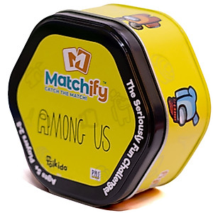 Matchify Card Game: Among Us Card Game| The Seriously Fun Challenge for Families Kids and Friends Travel Party Card Game - Catch The Match, Match Crewmates – Learning Game Easter Basket Stuffer
