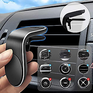 EVQ Magnetic Phone Car Mount Air Vent Phone Car Mount Universal Car Cellphone Holder Strong Magnetic Mount for Any Smartphone 2 Pack