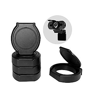 [5 Pack] Webcam Covers, Webcam Privacy Shutter Protects Lens Cap Hood Cover with Strong Adhesive, Protecting Privacy and Security for Logitech HD Pro C920 / C930e / C922 / C922x Pro Stream Webcam