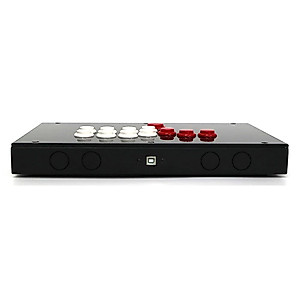FightBox RAC-J800B-PS All Buttons Leverless-Style Arcade Joystick Fight Stick Game Controller For PS4/PS3/PC Sanwa OBSF-24 30