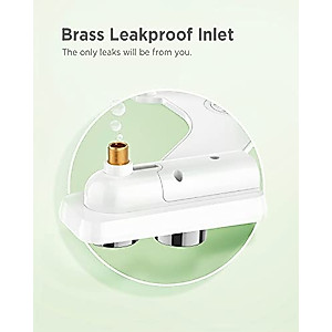 Bidet Attachment for Toilet, Ciays Ultra-Slim Bidet Toilet Seat Attachment , Self-Cleaning Dual Nozzles, Non-Electric Bidet Attachment for Sanitary and Feminine Wash, Sliver/White (CIBA02)