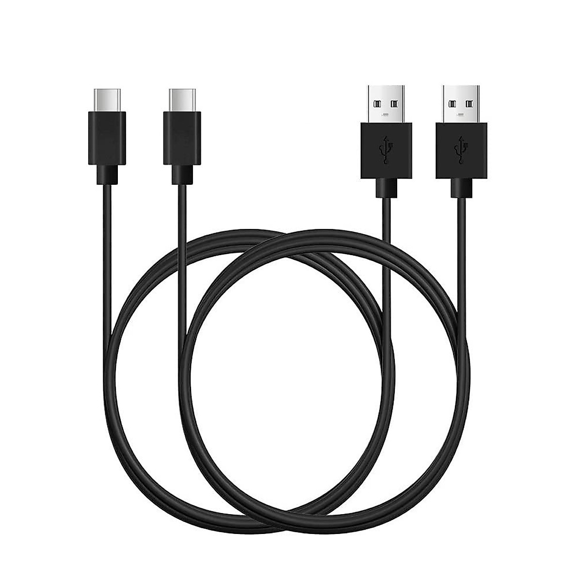 MYFON USB A to USB C Cable, USB Type C Cable, 2 Pack [3FT, 3FT], Fast Charging Cable, High Speed Data Transfer Cable, Android Phone Cable for Galaxy S10 S9 and More, Trustable