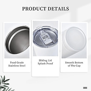 Personalized Coffee Tumbler with Text Custom Tumbler Cups with Straw Custom Stainless Steel Coffee Mug Travel Personalized Tumbler Cups for Women