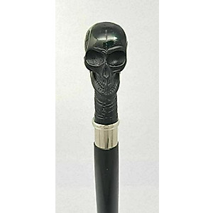 R S E Beautiful Antique Solid Brass Lion Handle Cane for Walking Stick Cane Gifts