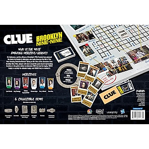 USAOPOLY CLUE Brooklyn Nine-Nine | Collectible Clue Board Game Featuring Comedy TV Show | Officially-Licensed Game About Brooklyn's 99th Precinct | Familiar Locations and Iconic Moments