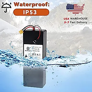 BtrPower 36V 48V Ebike Battery,10AH Lithium ion Battery Pack with 3A Charger and BMS for Electric Bike,Scooter,Motorcycle,250W 350W 500W 750W Motor