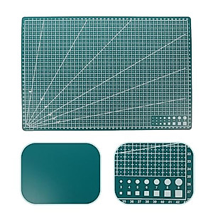 COHEALI Cutting Mat 24 X 36 Mat 24 X 36 Precision Healing Rotary Carving Crafts Board Self Sewing Art Pad Handcraft Hobby Fabric Mat for Tabletop Pads Professional DIY Craft Green Double Cutting